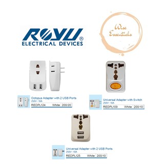 ROYU Octopus and Universal Adapter with 2 USB Ports, Universal Adapter ...