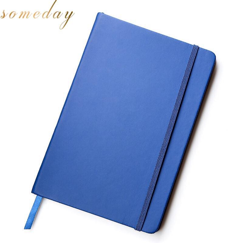 Someday [A5 Size] Stationery 25K Moleskin Rubber Diary Strap Notebook ...