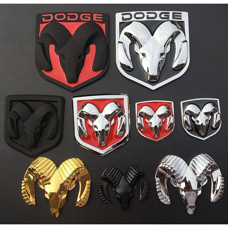 Dodge Dodge Ram Head Kuwei Car Logo Kubo Grille Modification Ornament ...