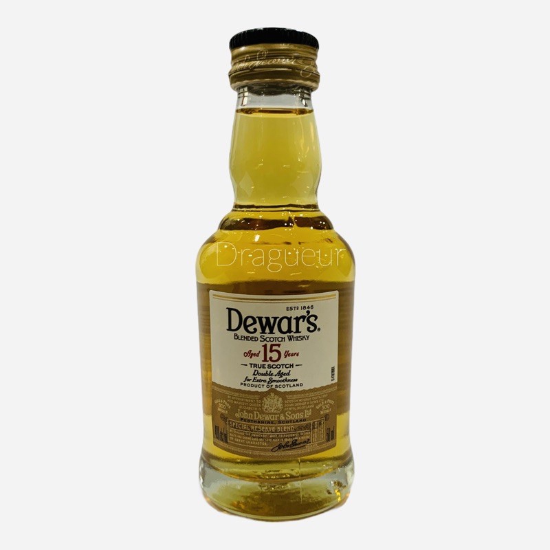 mini Dewars 15yrs glass btl 50ml | Shopee Philippines
