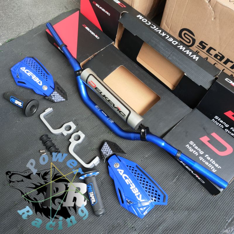 Deckevic twinwall fatbar handlebar acerbis handguard package iron ...