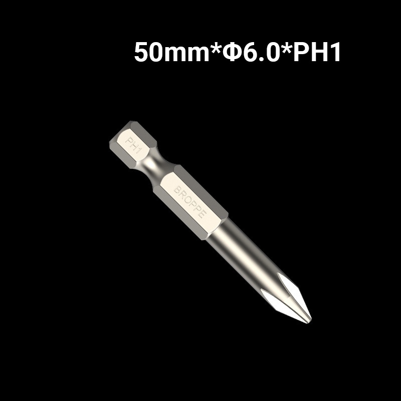 10Pcs Phillips PH00/PH0/PH1/PH2 Screwdriver Bit 50mm Length, Magnetic S2 Steel 1/4" Hex Shank ...