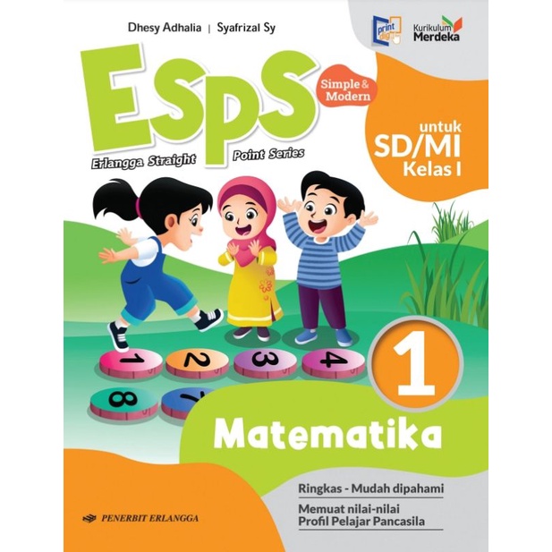 Esps Mathematics - Grade 1 SD/MI - Merdeka Curriculum - Erlangga ...