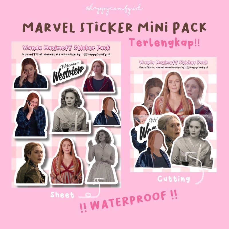 Marvel STICKER MINI PACK Complete | Shopee Philippines