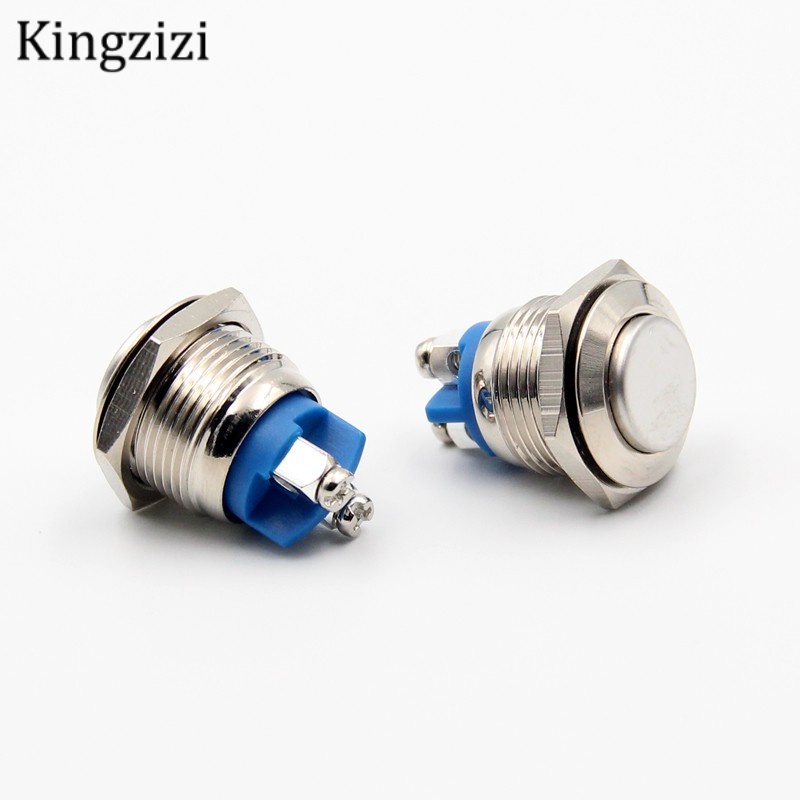 Metal automatic push button switch size 304 16mm | Shopee Philippines