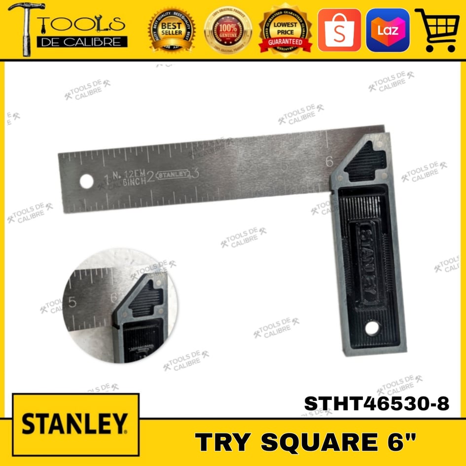STANLEY Try Square 6" (Squala) STHT46530-8 | Shopee Philippines