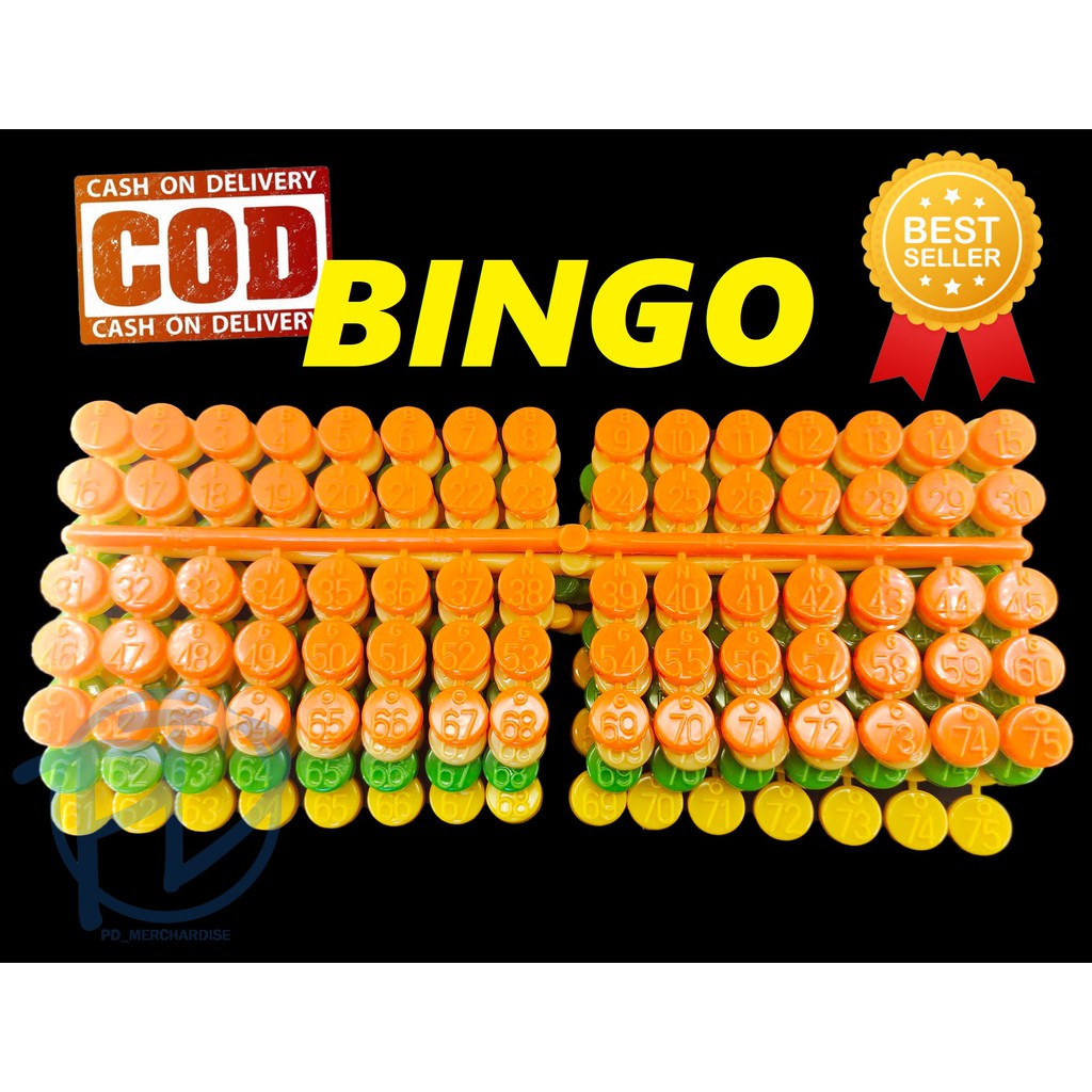 C1 COD PD BEST SELLER BINGO CHIPS BOLILYO BINGO NUMBER PLASTIC CHIPS ...