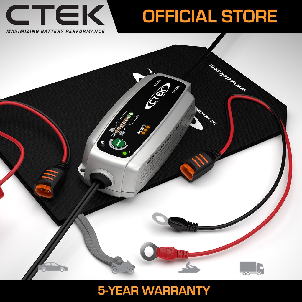CTEK MXS 3.8 Car Smart Battery Charger | Shopee Philippines