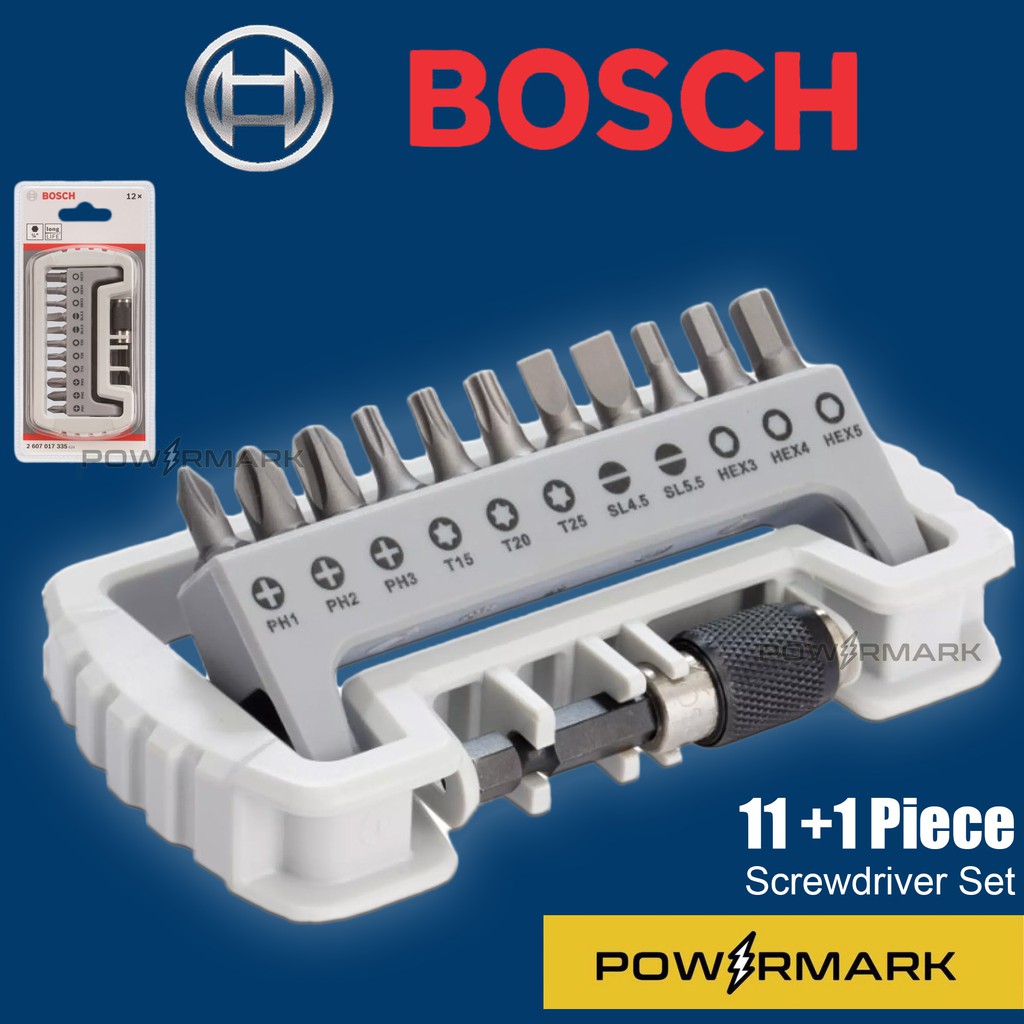 BOSCH 2607017335 11+1 Screwdriver Bit Set | Shopee Philippines