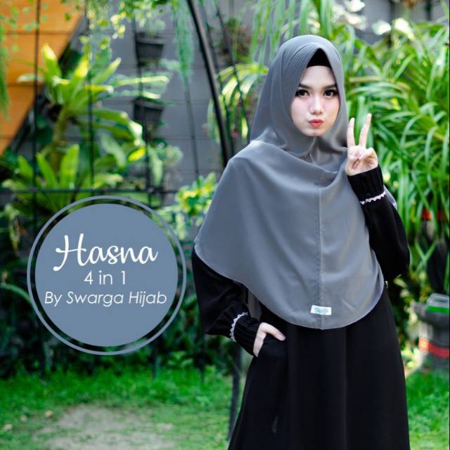 Instant Hijab Hazna By Swarga Hijab / Khimar / Latest Khimar / Modern ...