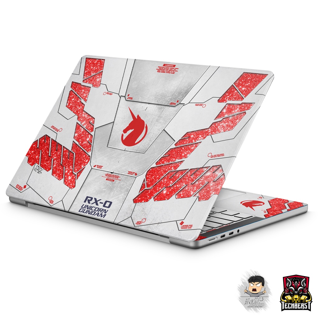 3M Gundam Laptop Skin Vinyl Wrap Techbeast ( MESSAGE YOUR LAPTOP MODEL ...
