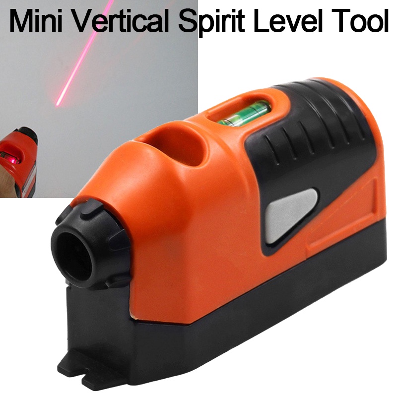 Mini Vertical Spirit Level Tool Infrared Laser Level Line Bubble Gauge ...