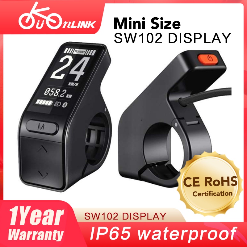 SW102 Mini EBike Display For Bafang Mid Motor M600 M620 Electric Bike ...