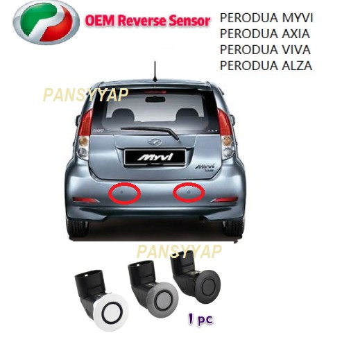 Perodua Myvi 2005-2017/AXIA/VIVA/ALZA Rear Reverse Sensor/Rear Reverse ...