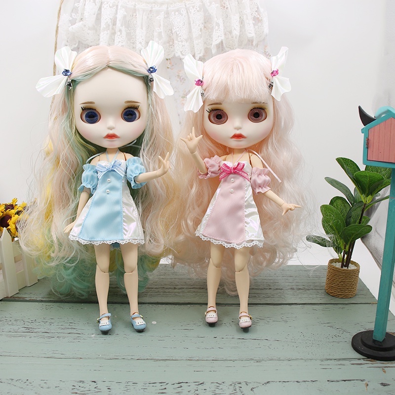 DBS Blythe Little Ragdoll Clothes Cute Pink Lady Dress OB24 Lijia azone ...