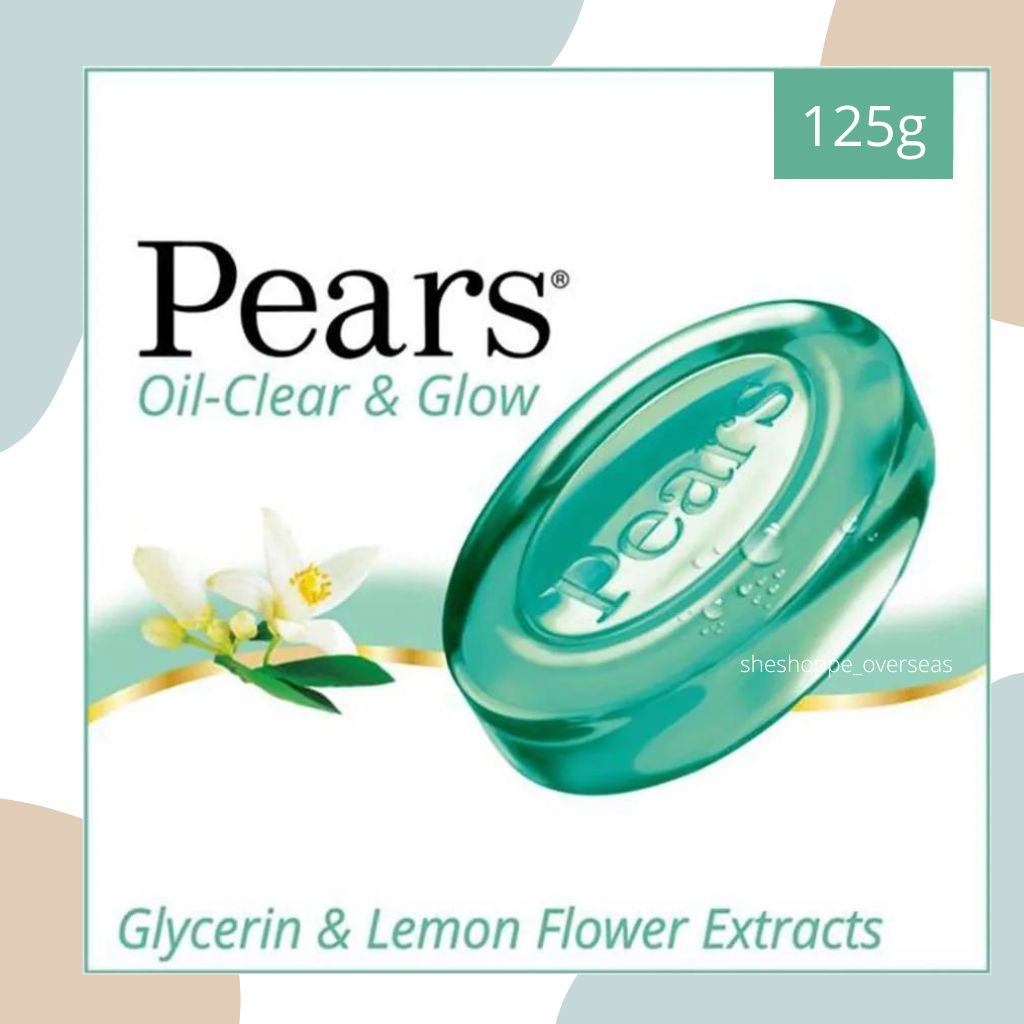 Pears Oil Clear & Glow Bathing Soap Bar | Shopee Philippines