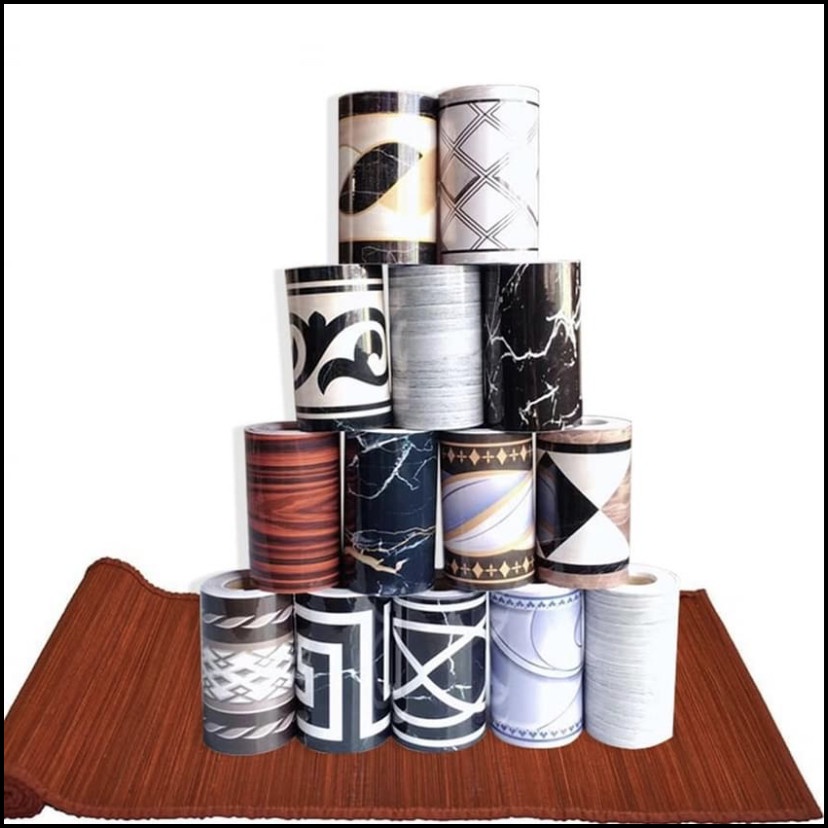 3D glossy boarder adhesive wall decor stickers home decor floor ...