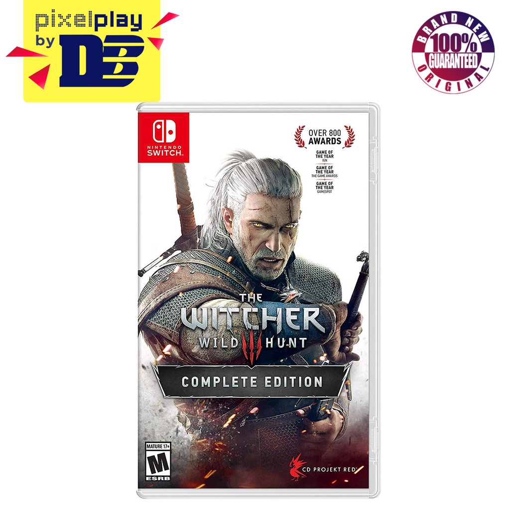 Nintendo Switch The Witcher 3 Wild Hunt Complete Edition Us | Shopee ...