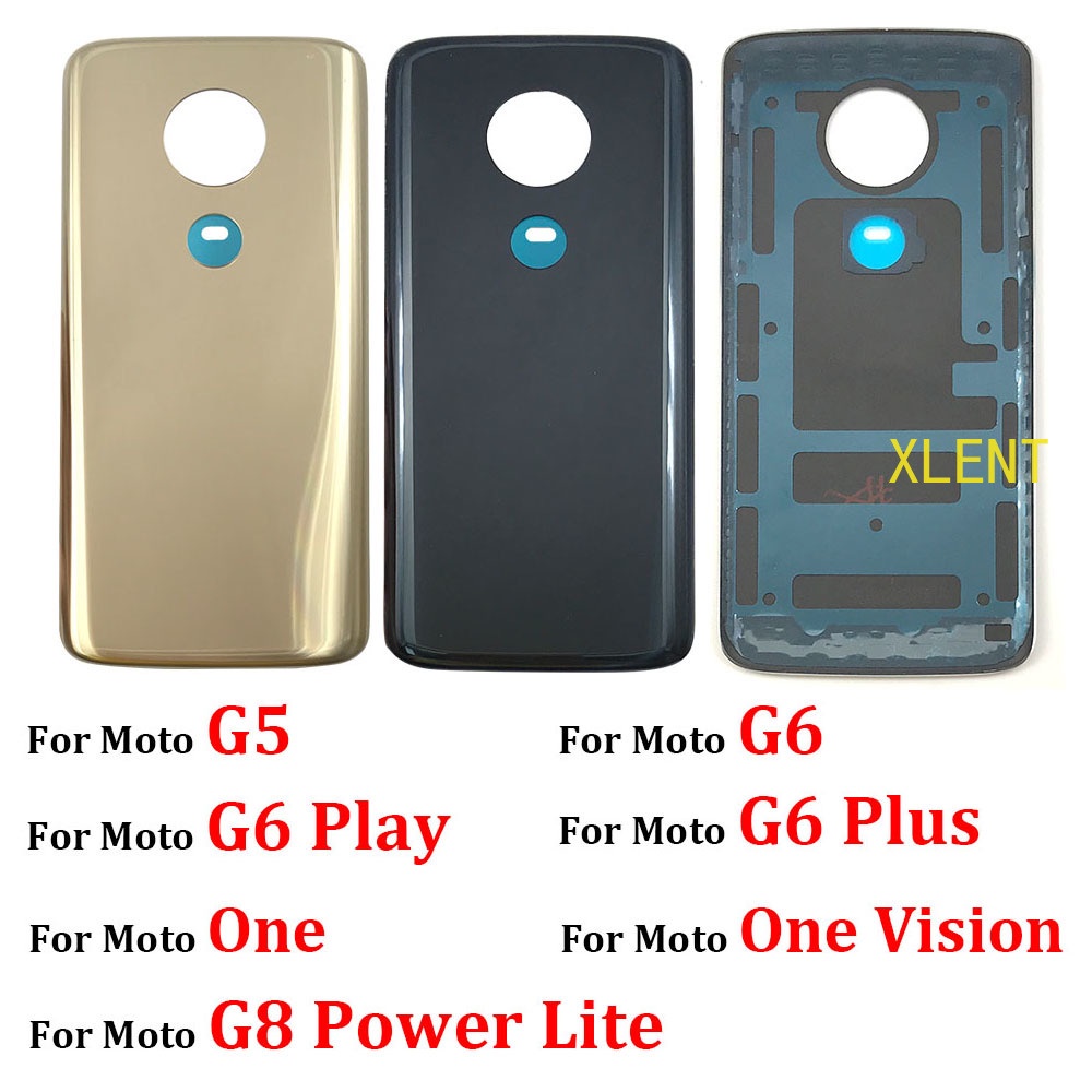 Battery Rear Back Cover Case Housing For Motorola Moto X4 G5 G6 Play Plus G8 Power Lite One ...