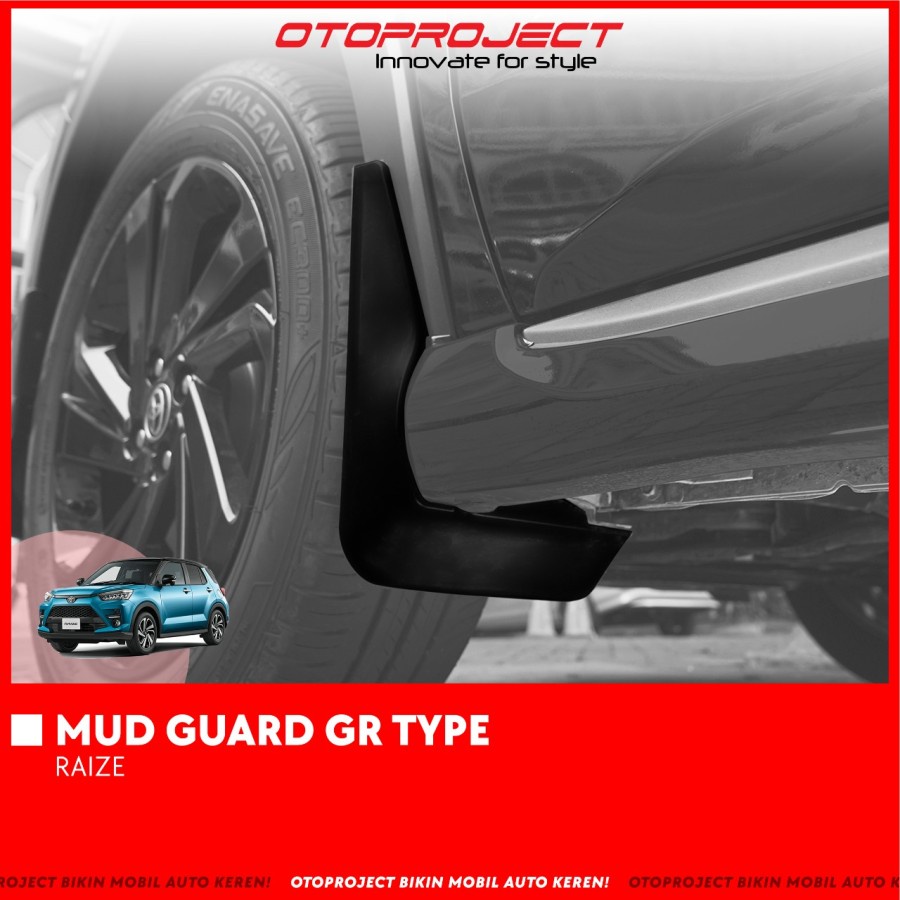 Toyota Raize Mud Guard Type GR 2021/2022/2023 Otoproject Mud Guard ...