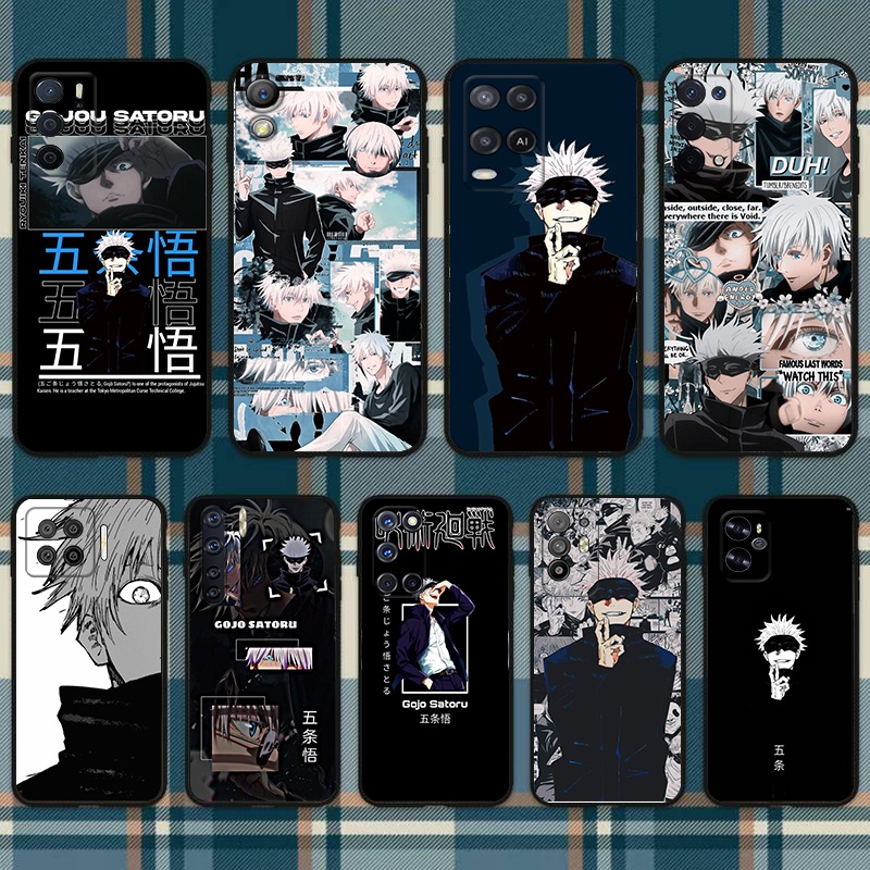 Realme 2 A5 3 5 5i 5s Q Pro Jujutsu Kaisen Gojo phone case | Shopee ...