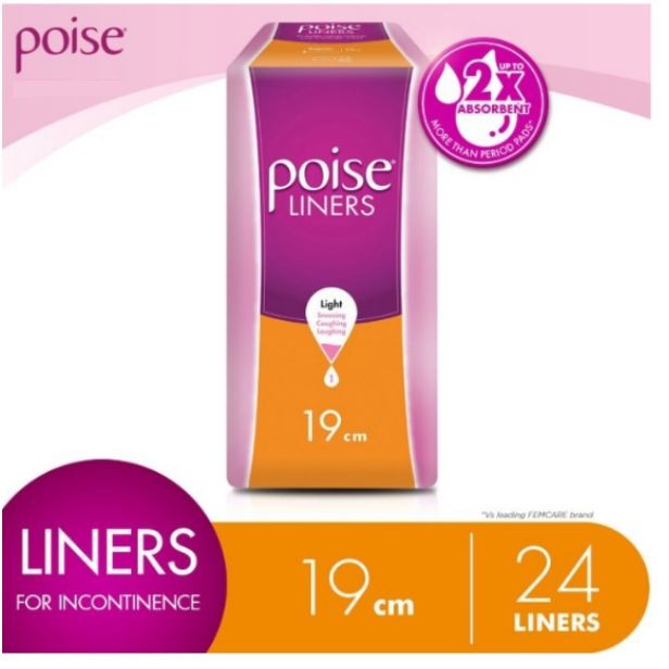 Poise Liners Regular (19cm- 24pcs) | Shopee Philippines