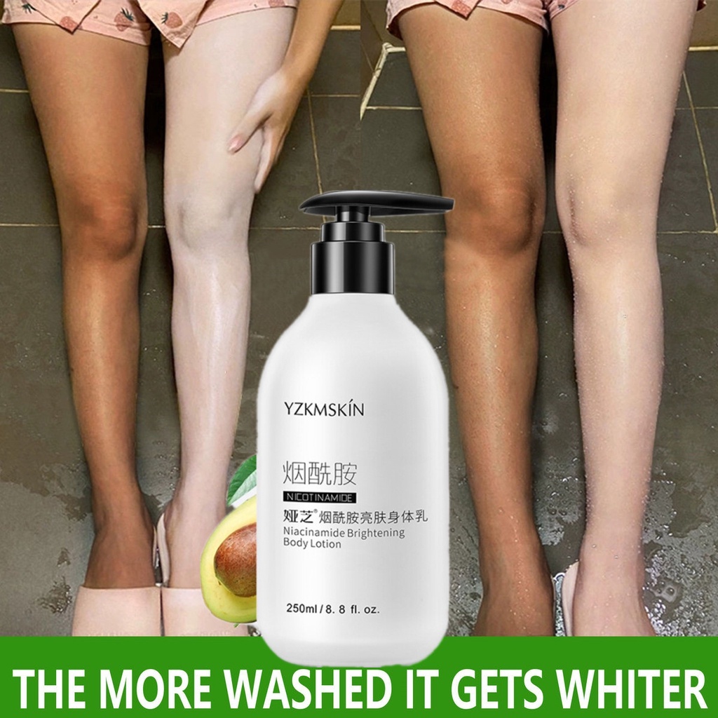 Niacinamide Whitening Body Lotion Cream / Moisturizing Dark Skin Care ...