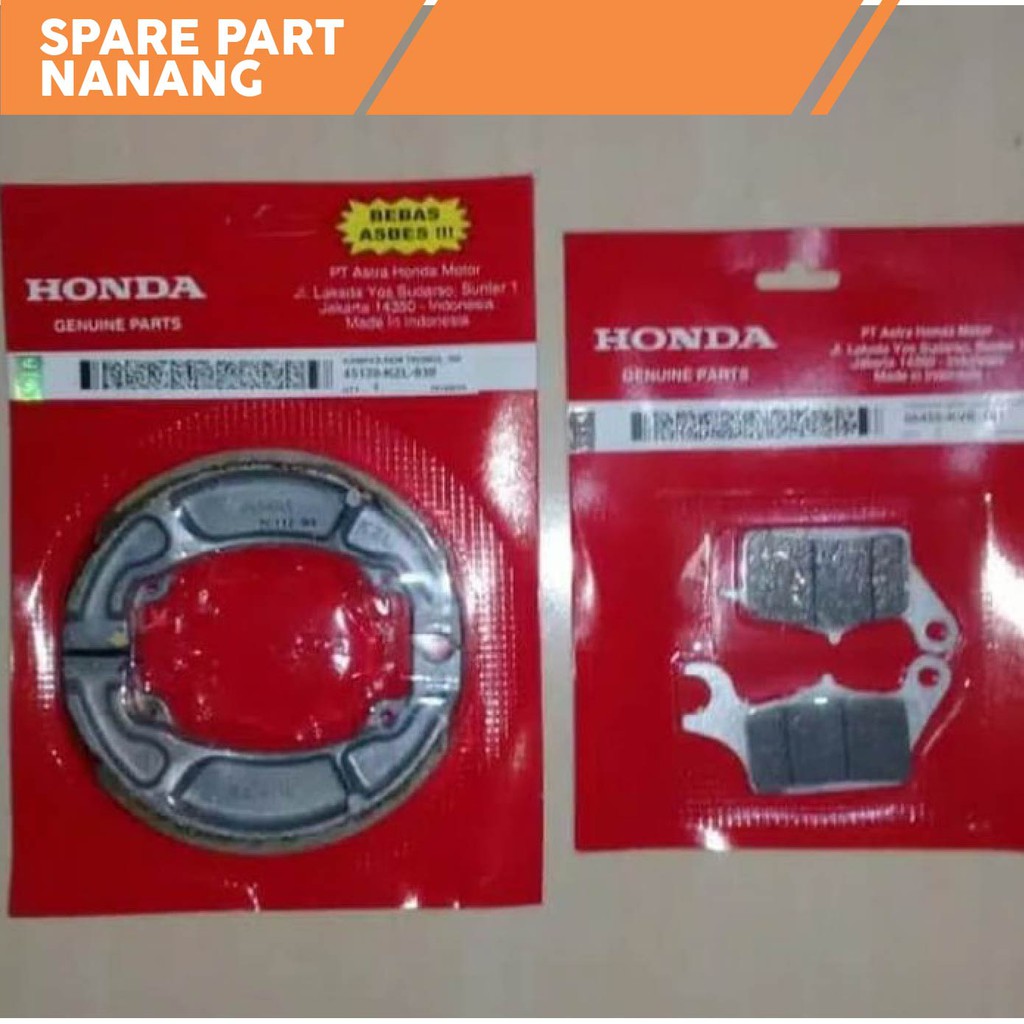 Honda VARIO 125 BEAT FI ORI HGP FRONT REAR BRAKE CAMP | Shopee Philippines