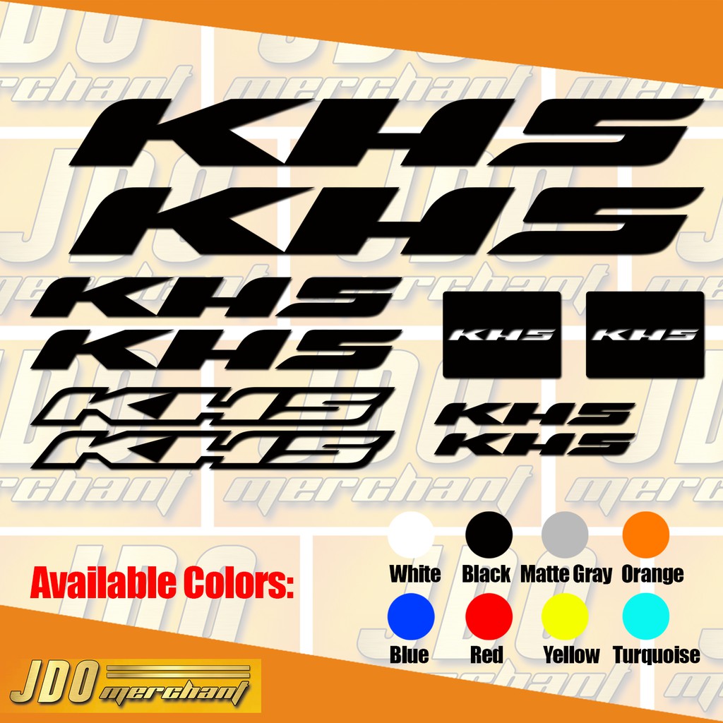 KHS Bike Pack Vinyl Stickers | Shopee Philippines