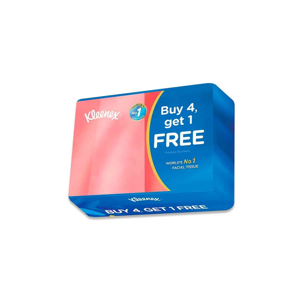 Kleenex Facial Tissue Travel Pack Small 4+1 Free | Shopee Philippines