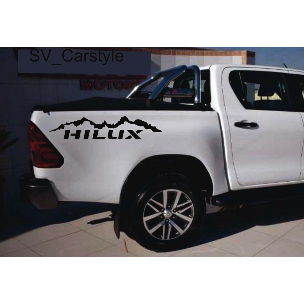 TOYOTA HILUX 2x side stripes vinyl body decal sticker graphics premium ...
