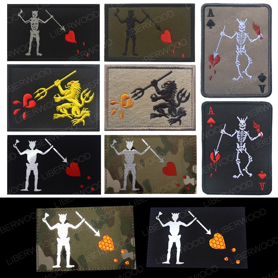 LIBERWOOD US Navy Seal Team IR Infrared Reflective Military Patch Hook & Loop Tactical Navy Seal ...