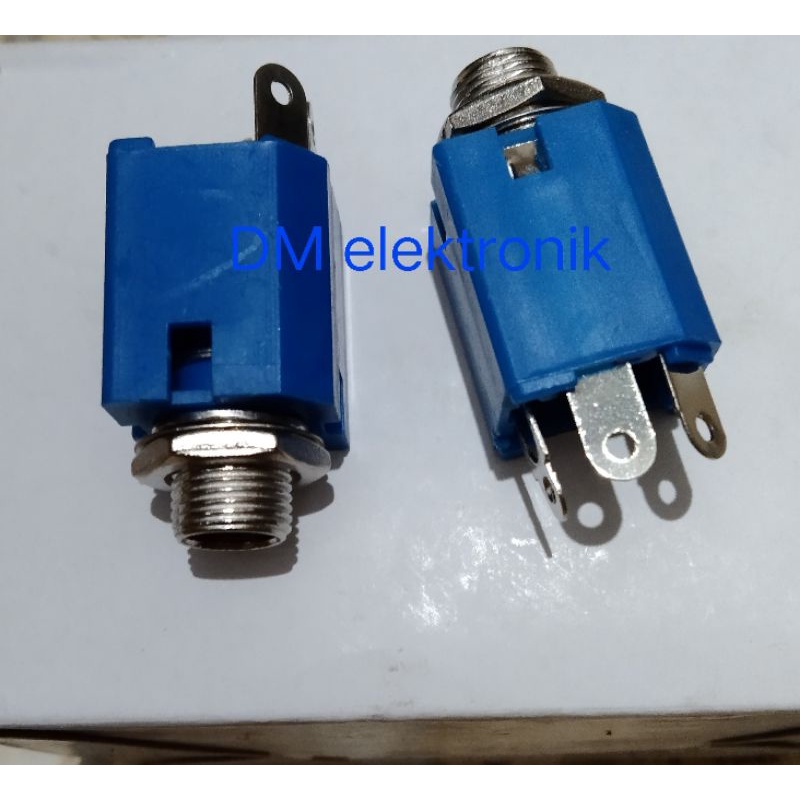 Blue PVC mono mic socket copper action socket | Shopee Philippines