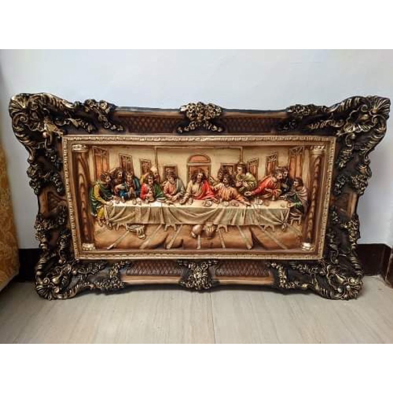 Last Supper Frame (33”x18”) Made in Fiber Resin | Shopee Philippines