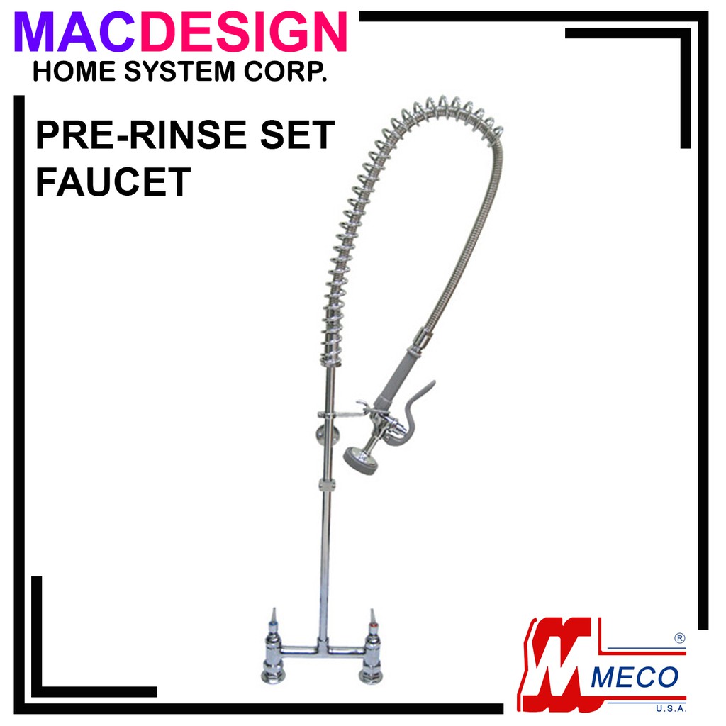 MECO 660 DECK MOUNTED HEAVY DUTY PRE-RINSE FAUCET FOR RESTAURANT U.S.A ...