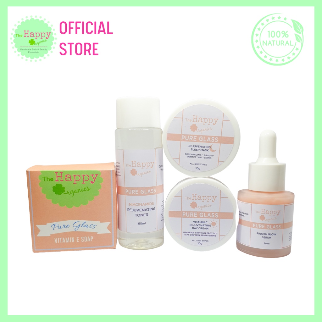 The Happy Organics - Pure Glass Total Beauty Rejuvenating Set (NEW ...
