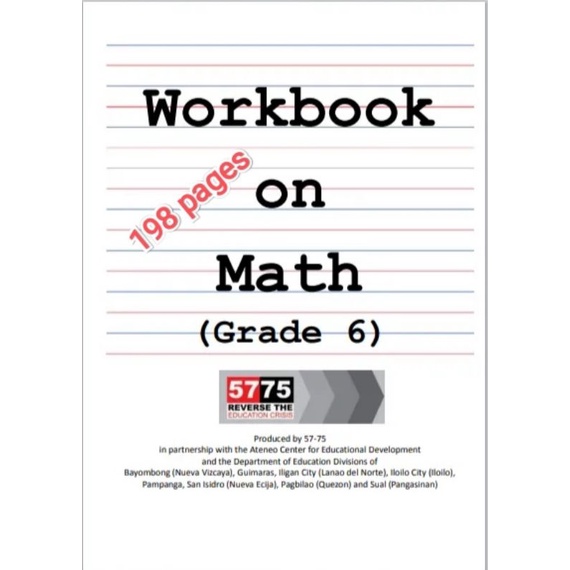 WORKBOOK IN MATH for Grade 6 | Shopee Philippines