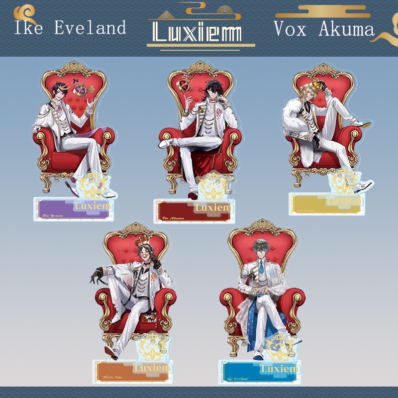 AG NIJISANJI Vtuber Luxiem Acrylic Board Mysta Rias Ike Eveland ...
