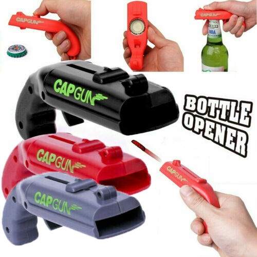 Capgun Beer Bottle Opener Creative Pistol Wine Gift Bottle Cap Launcher ...