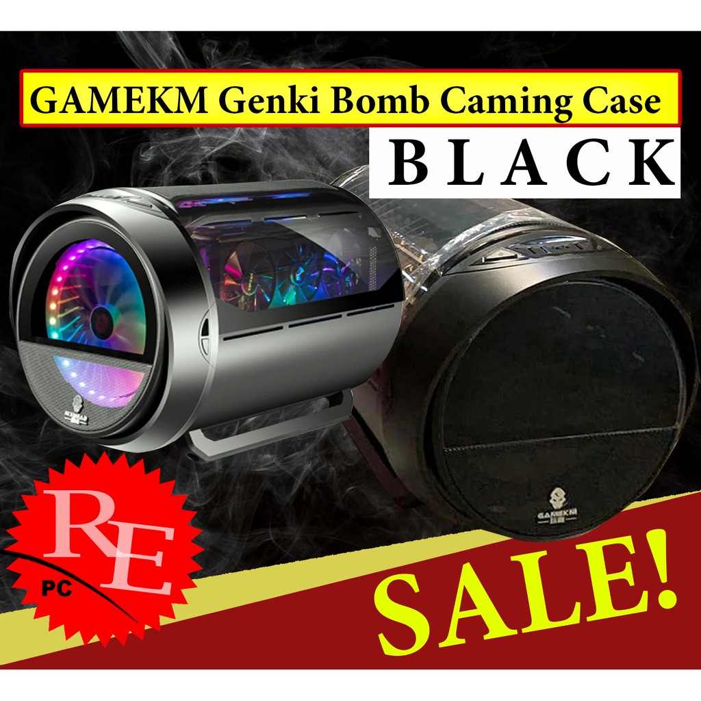 GameKM Genki bomb Gaming case black | Shopee Philippines