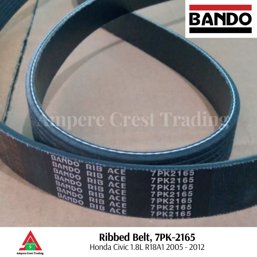 Bando Belt 7PK2165 Honda Civic FD 1.8L R18A1 01/2008-2012 (56992-RNA ...