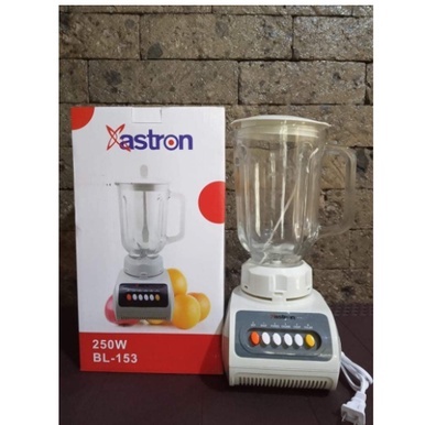 Astron BL-153 Blender with 1.5L Glass Jug (White) | Shopee Philippines