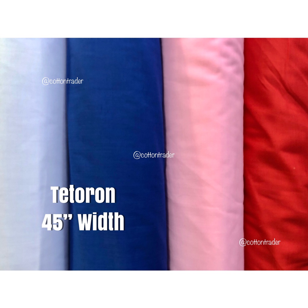 Tetoron 45" Width TELA/FABRIC ONLY (YARD) | Shopee Philippines