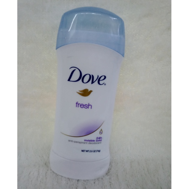 DOVE FRESH 24h INVISIBLE SOLID 74g ANTI-PERSPIRANT DEODORANT | Shopee ...