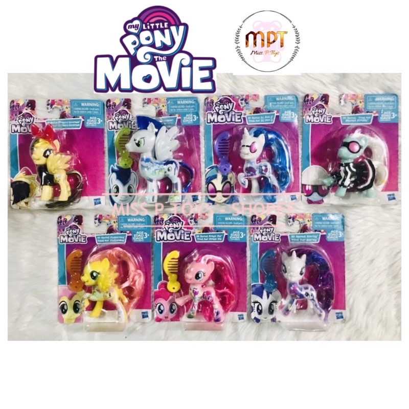 MY LITTLE PONY The Movie ALL ABOUT 3 inch Pony Toy Figures Shopee Philippines