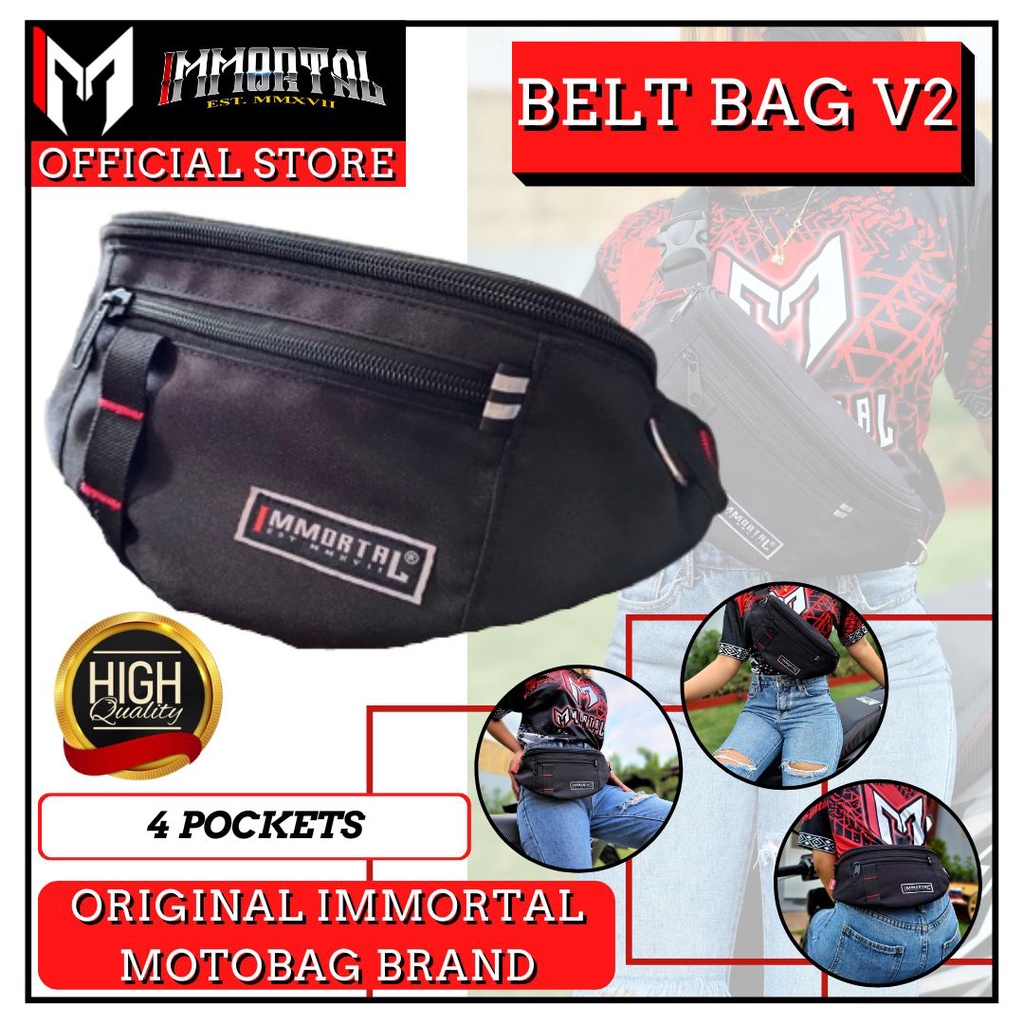 Immortal Motobag Belt Bag / Waist Bag V2 by Immortal Motobag | with ...