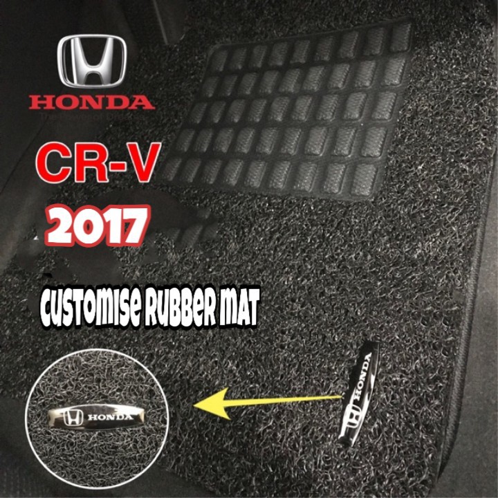 Honda CR-V 2017 Customise Rubber Mat | Shopee Philippines