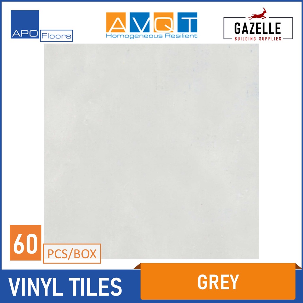 Apo Floor Vinyl Tiles AVQT (18 Colors Available) 1.3mm 60pcs / Box 11 ...