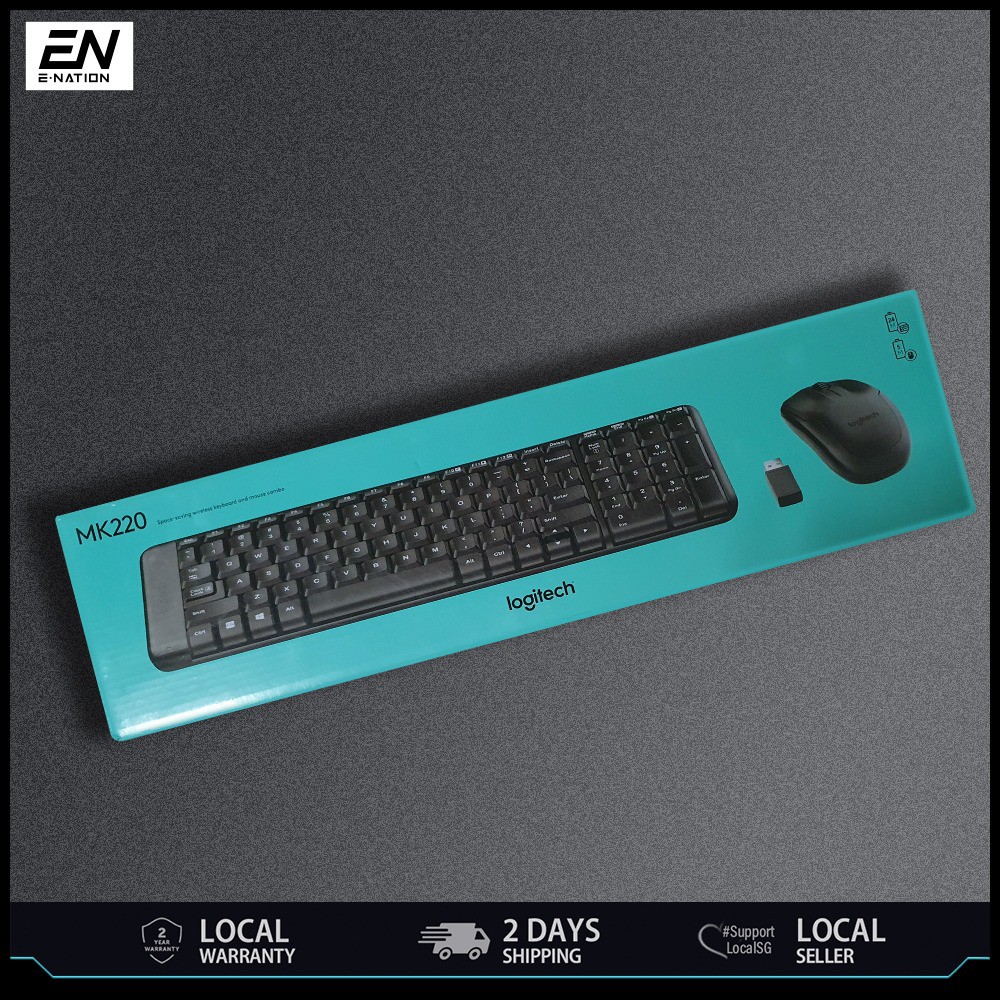 Logitech MK220 Wireless Keyboard & Mouse Combo | Shopee Philippines