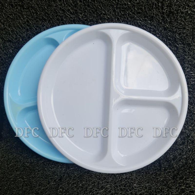 Plastic thick durable plate with 3 partition Proudly Philippine Made ...